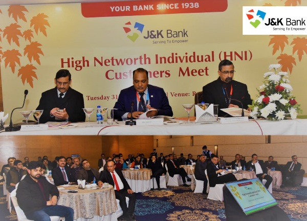 J&K Bank management meets High Net-worth Individual (HNI) clients ...